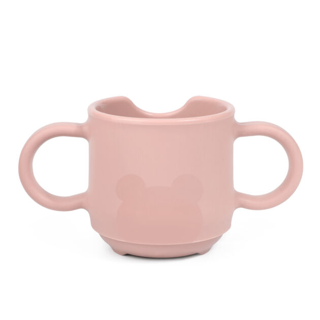 Silicone Baby Drinking Cup - Blush - Bubbleeboo