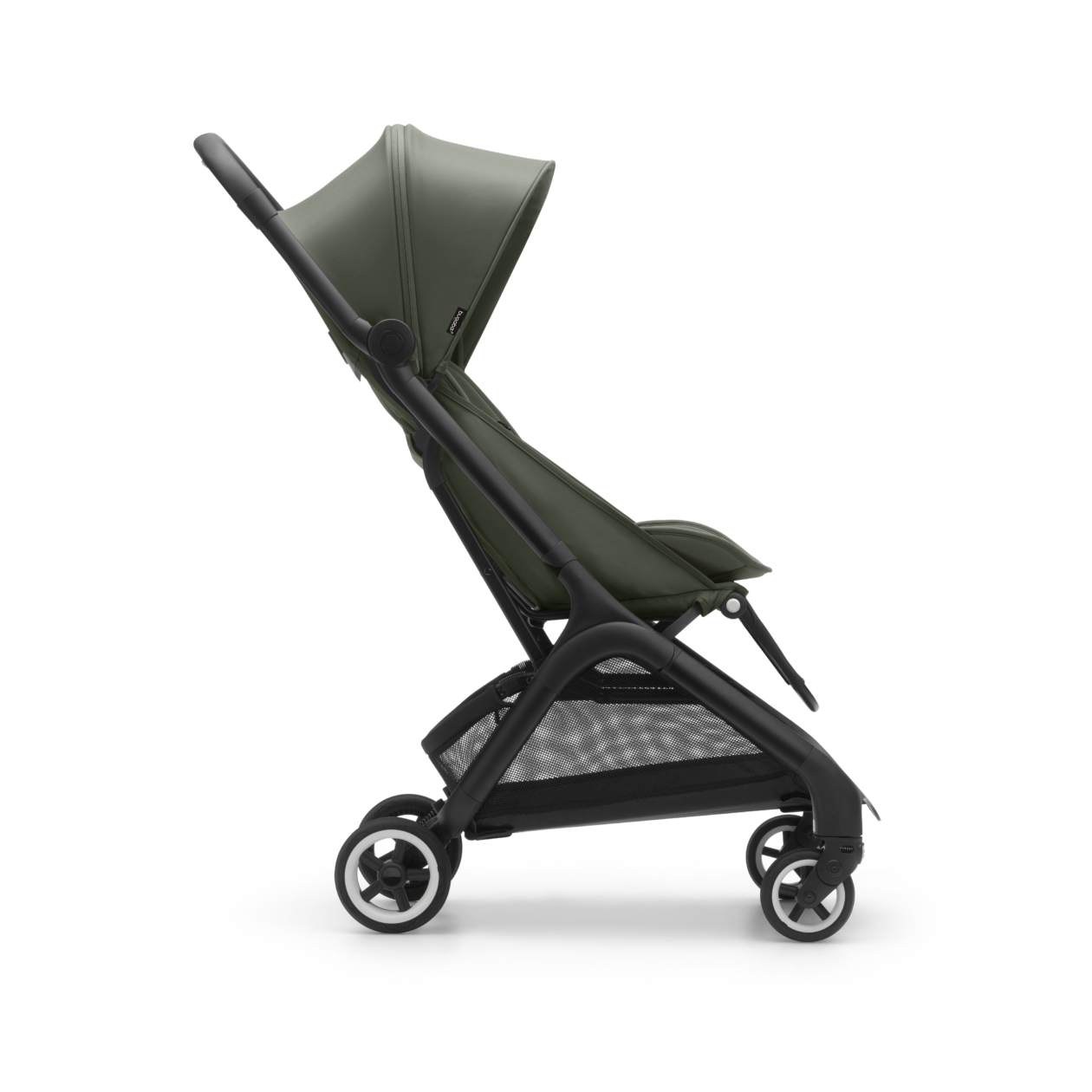 Butterfly Complete Me Stroller - Black/Forest Green - Bubbleeboo