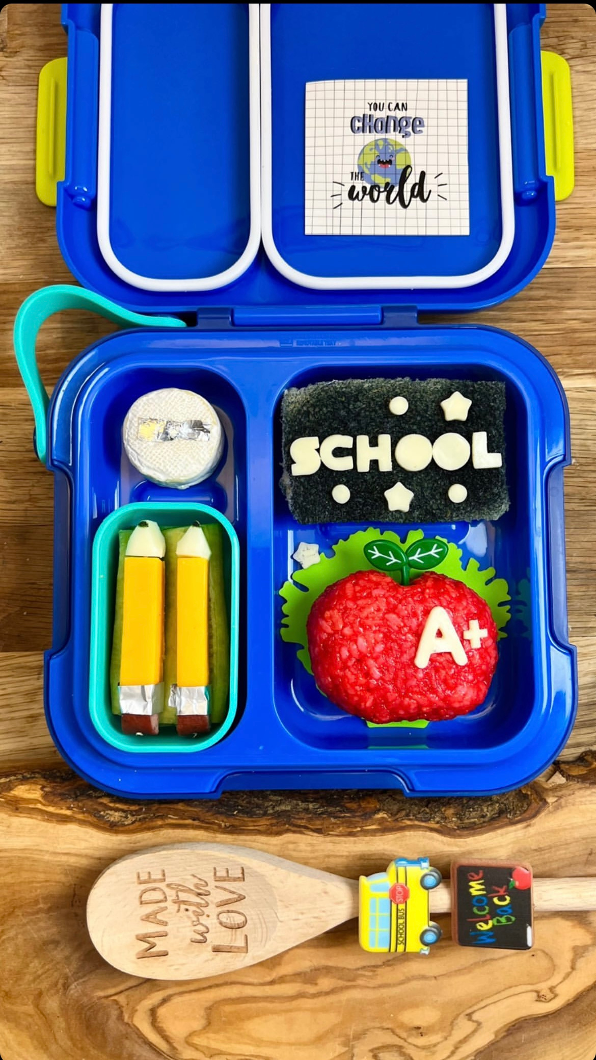 Neat Bento Blue - Bubbleeboo