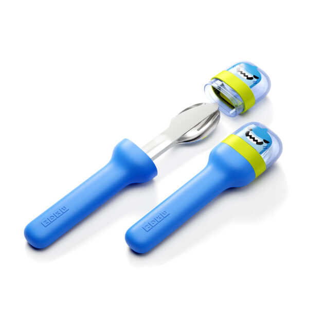 Pocket Utensil Set Shark - Bubbleeboo