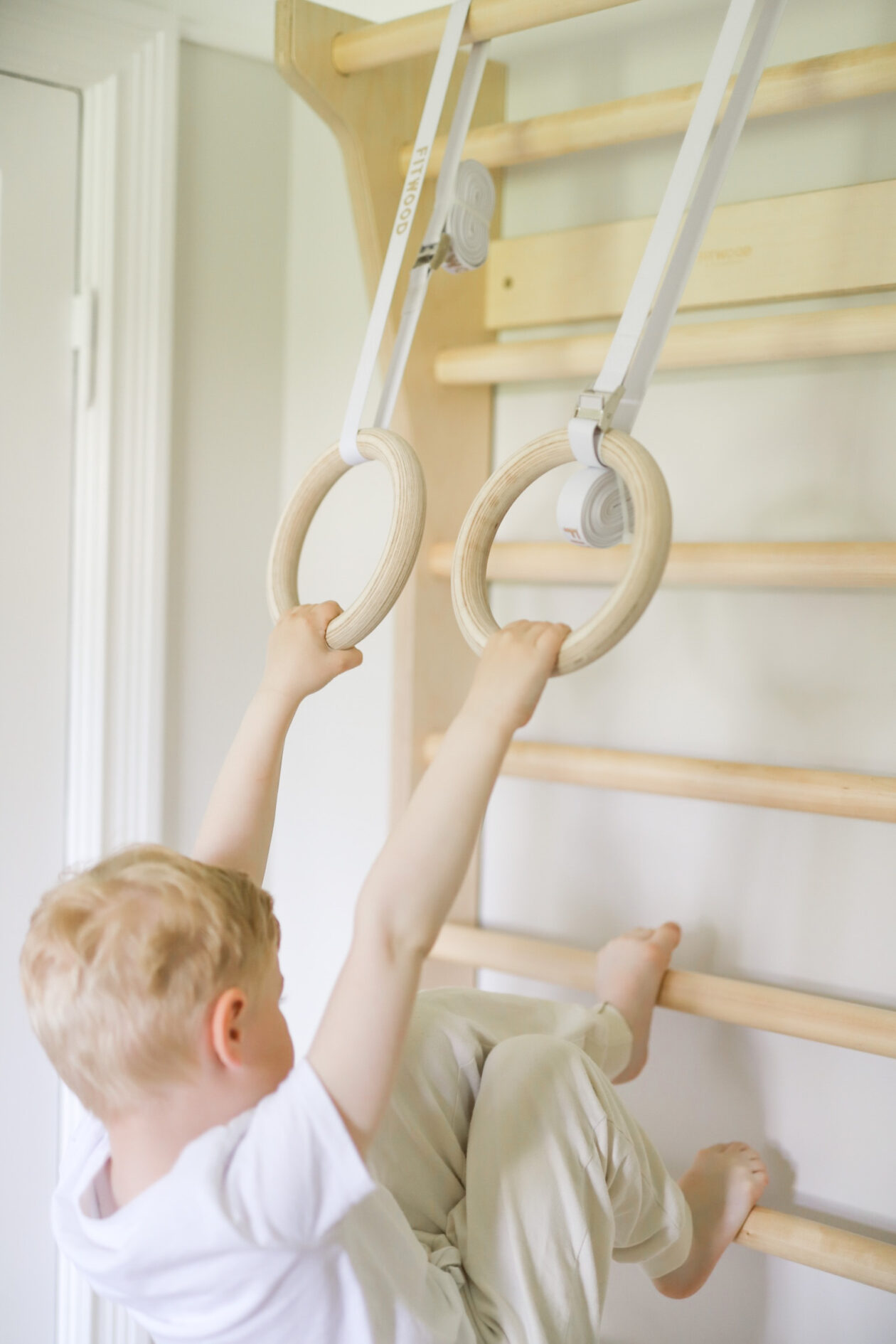 TAIMI Wall Bars - white birch - Bubbleeboo