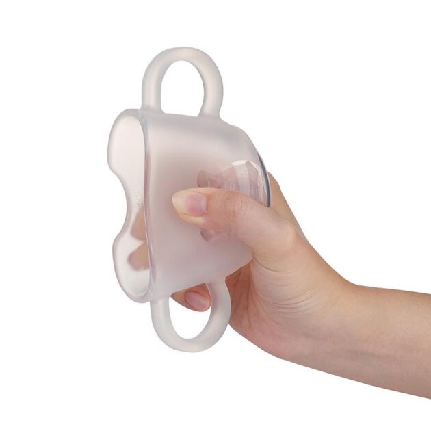 Silicone Baby Drinking Cup - Blush - Bubbleeboo