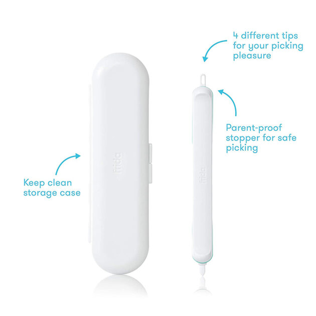 FridaBaby 3-in-1 Nose, Nail + Ear Picker- ESSENTIAL BOOGER PICKER TOOL ...