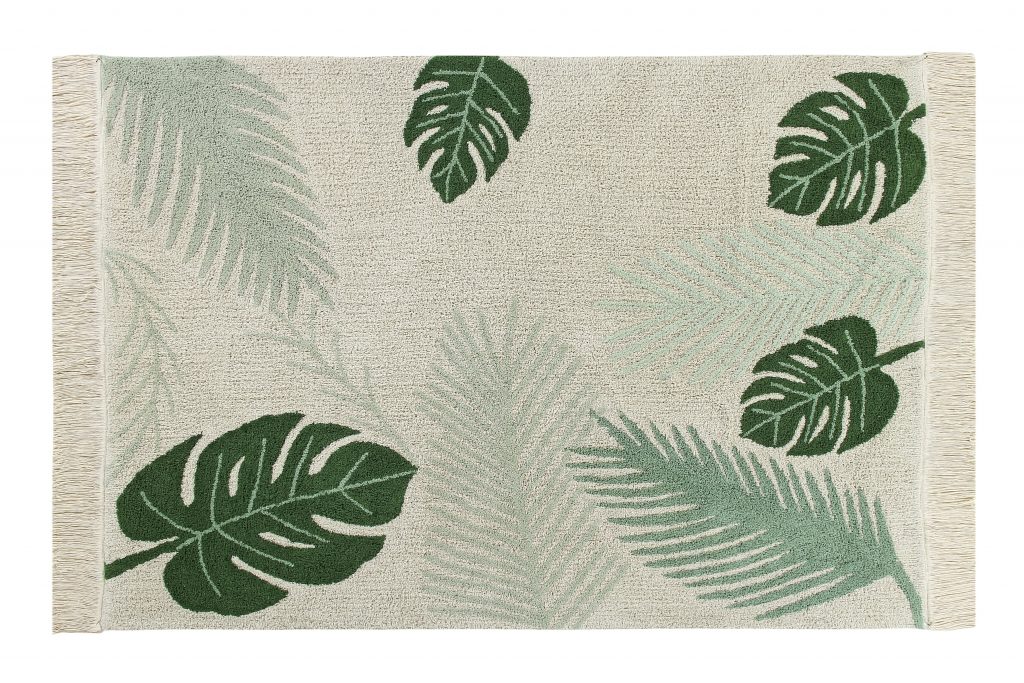Tropical Green Rug - Bubbleeboo