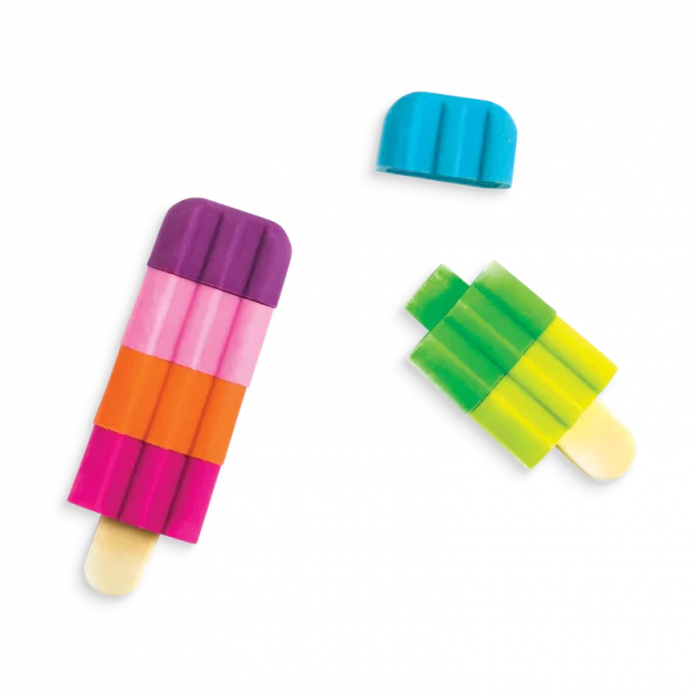 Icy Pops Scented Puzzle Erasers - Bubbleeboo