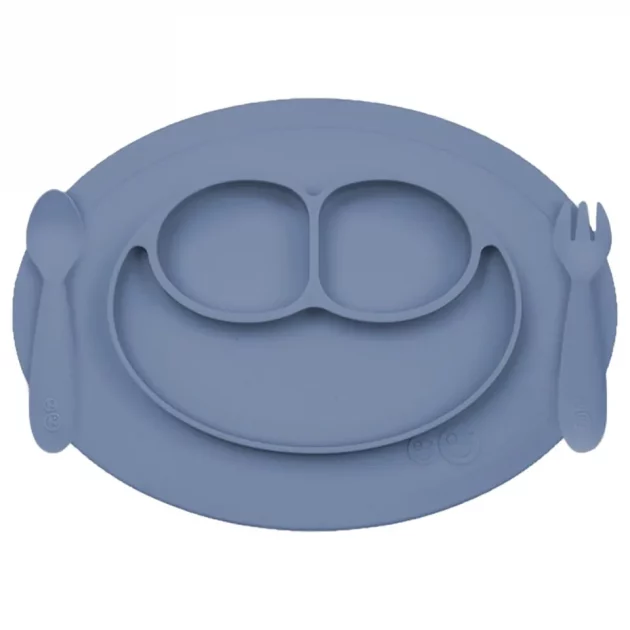 Mini Feeding Set - Indigo - Bubbleeboo