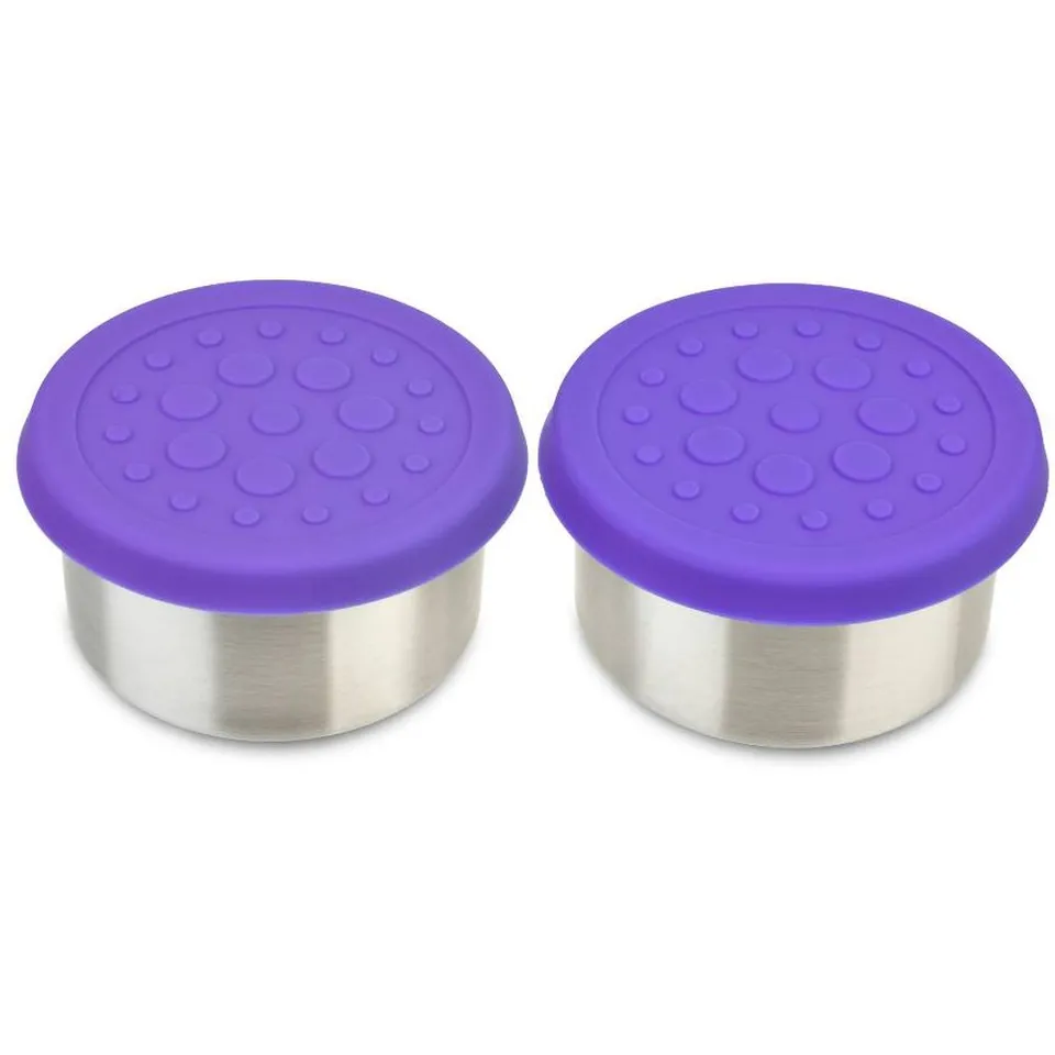 Dip Pots - set of 2 (4.5oz) - Purple - Bubbleeboo