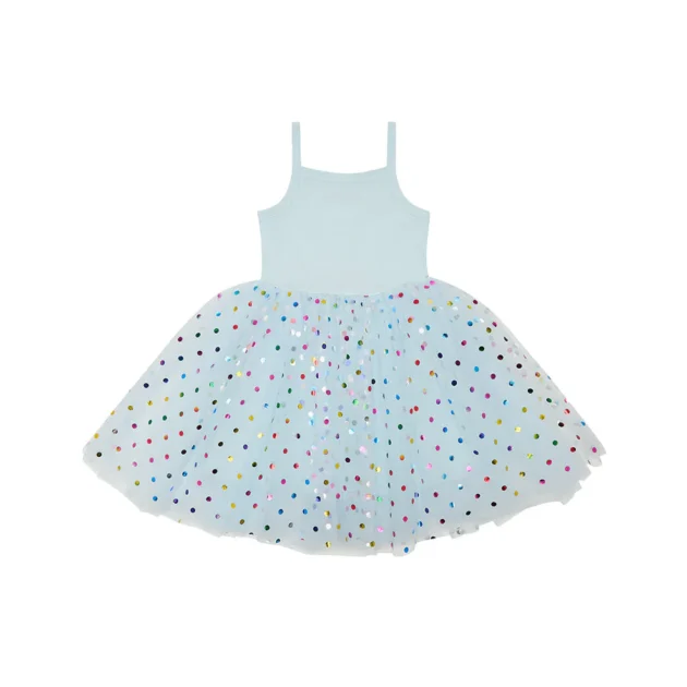 Sky Spot Party Dress - Bubbleeboo