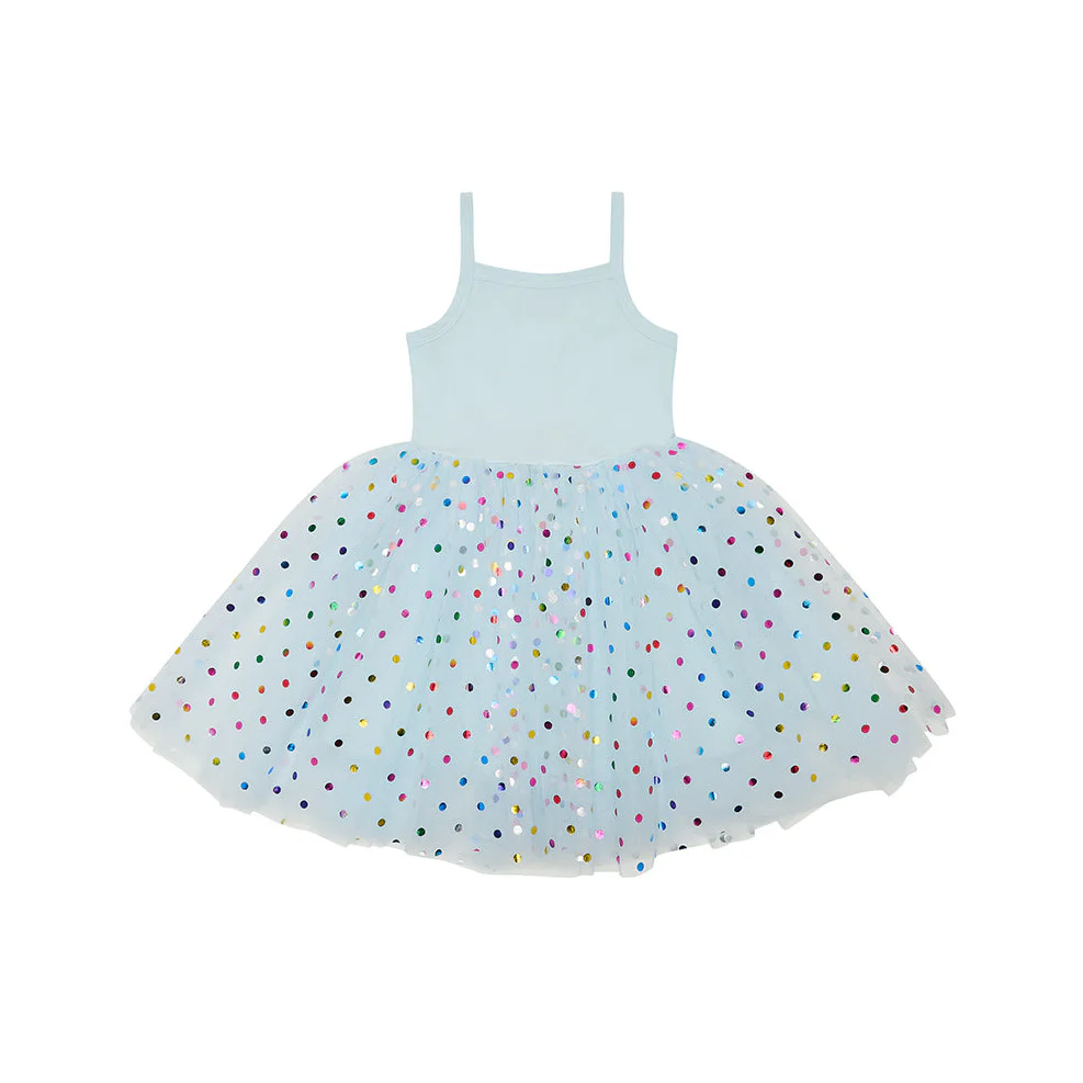 Sky Spot Party Dress - Bubbleeboo
